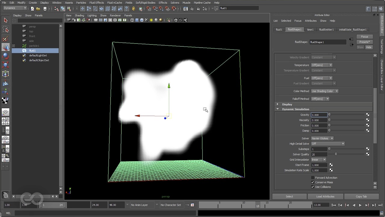 流体エフェクトを学ぶ！！Maya Fluidのチュートリアル！！ | CG GEEKS