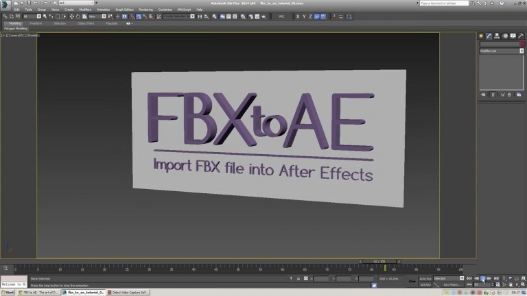 After EffectsでFBXを読み込める！！AEプラグイン「FBX to AE」！！ | CG GEEKS