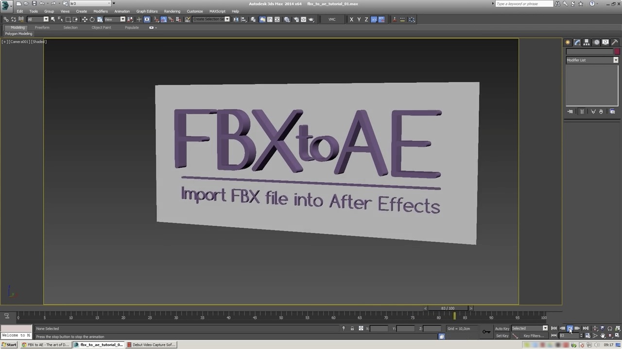 After EffectsでFBXを読み込める！！AEプラグイン「FBX to AE」！！ | CG GEEKS