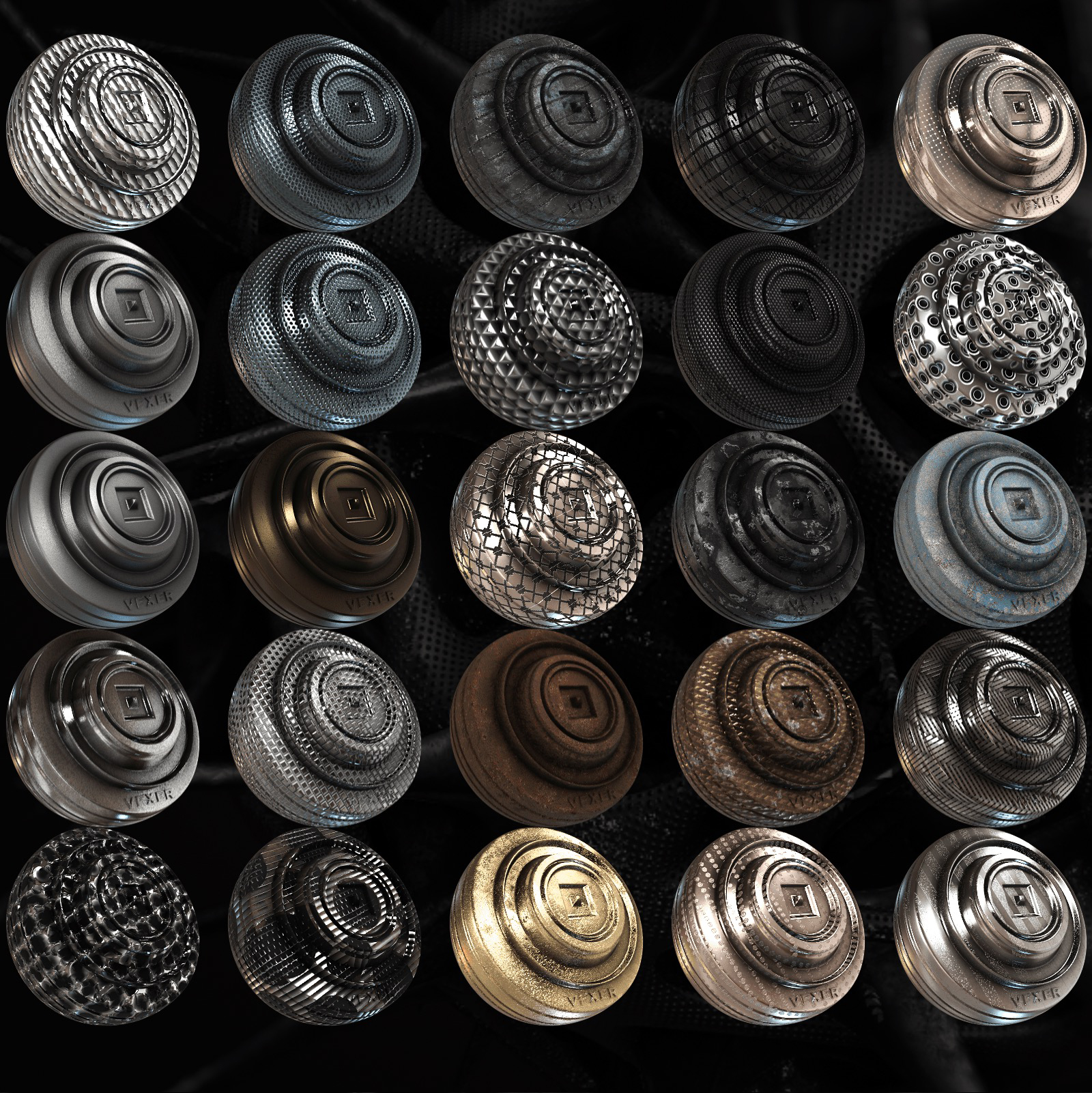 AEで本気の金属感を！！Element 3D V2専用マテリアル集「VFXER Pro Metals」！！ | CG GEEKS