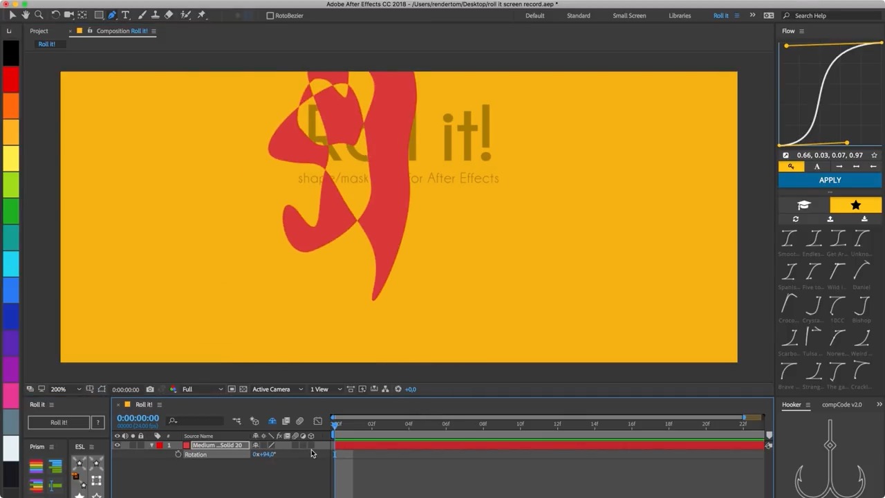 コロコロさせる！！かゆいところに手が届くAfter Effects用アニメーションプラグイン「Roll it!」！！ | CG GEEKS