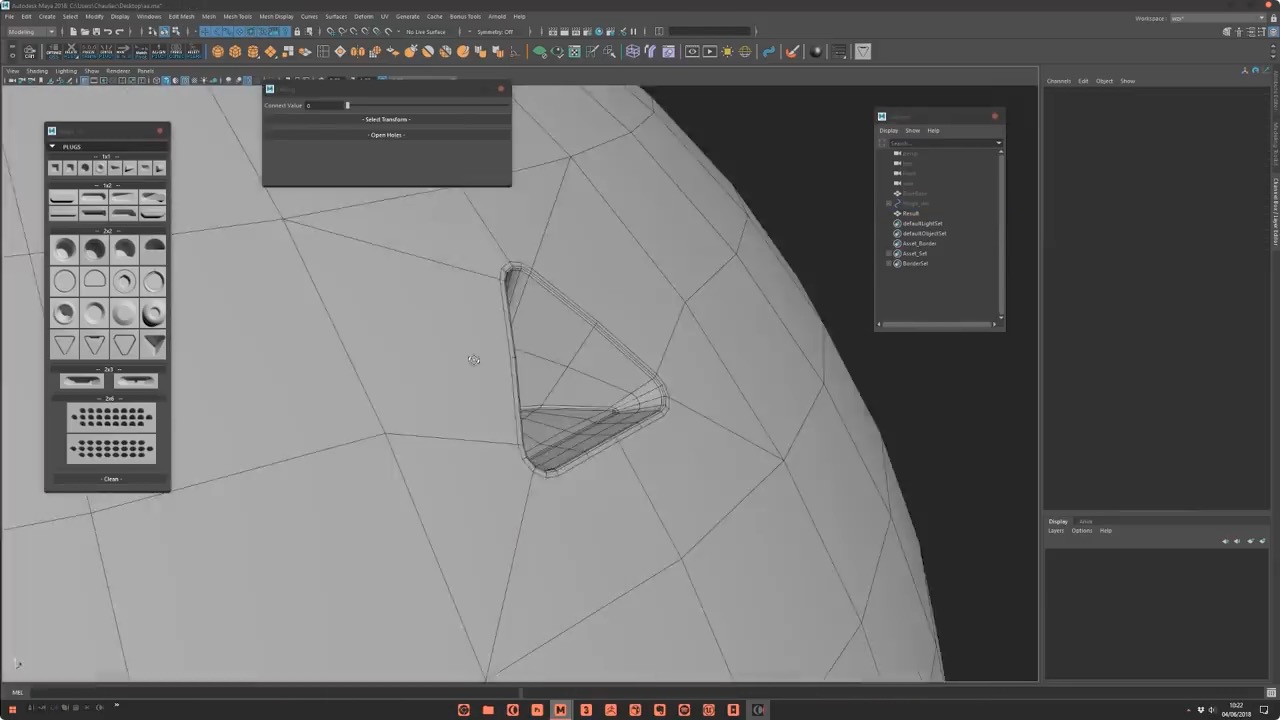 ファンタスティックSi-Fi！！ハードサーフェイスモデリング用Mayaプラグイン「PlugIt for Maya」！！ | CG GEEKS