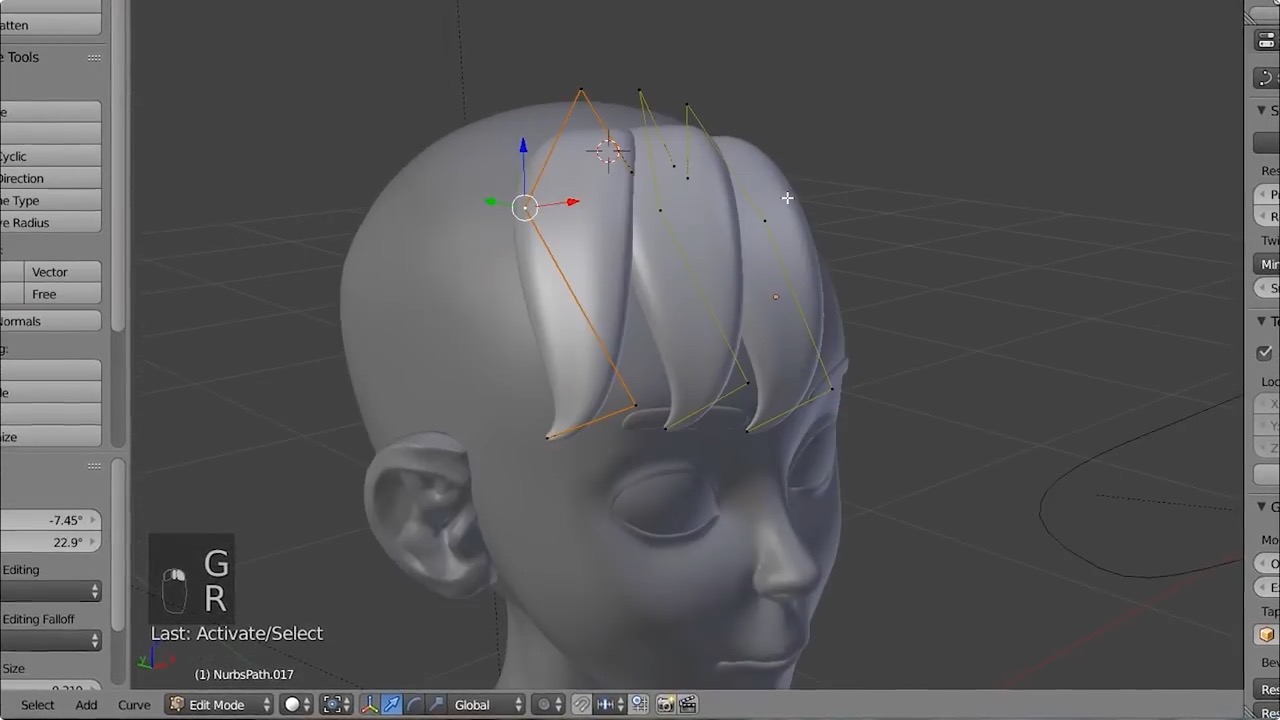 髪の毛が大事！！blender ヘアスタイリングチュートリアル「Hair With Curves」！！ | CG GEEKS