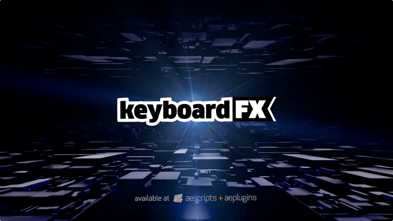 一瞬でキーボードを演出する！！After Effects用GUIプラグイン「keyboardFX」！！ | CG GEEKS
